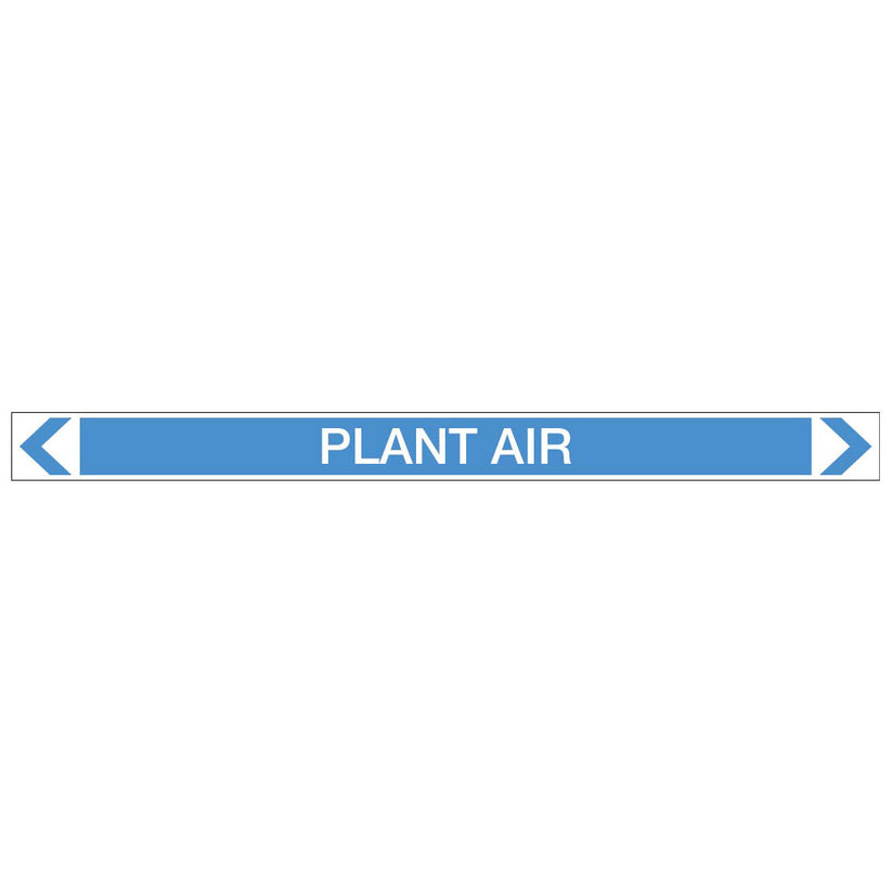 Air - Plant Air - Pipe Marker Sticker – New Signs