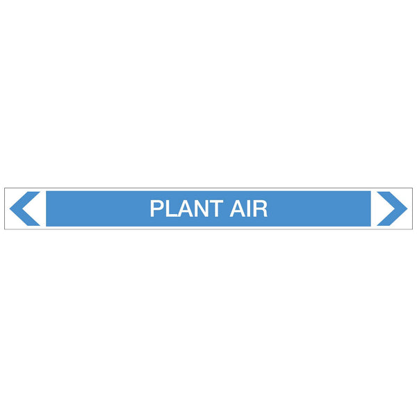 Air - Plant Air - Pipe Marker Sticker – New Signs