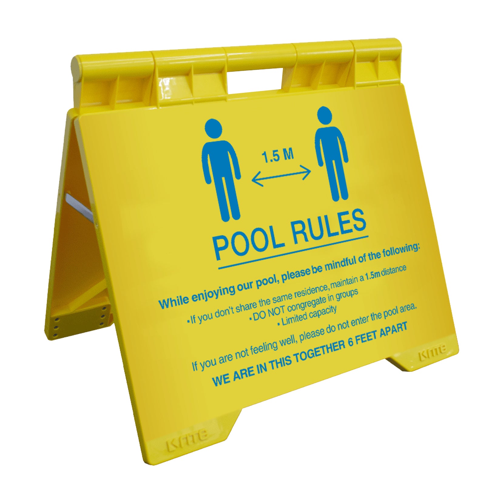 Pool Rules 5 - Evarite A-Frame Sign – New Signs