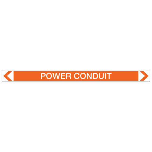 Electrical - Power Conduit - Pipe Marker Sticker – New Signs