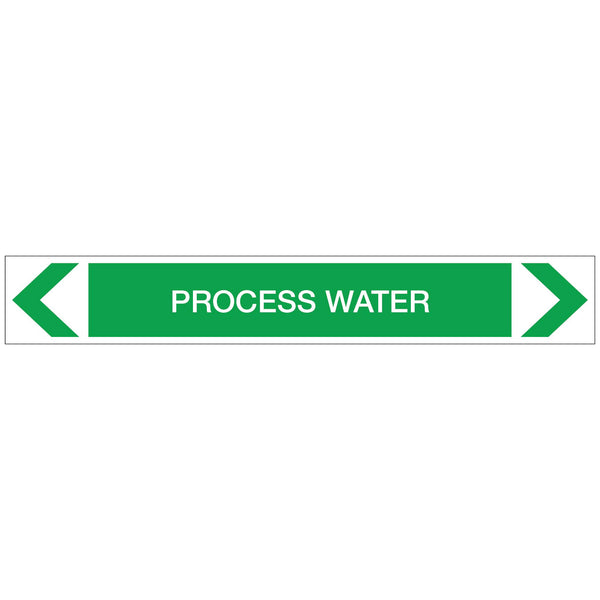 Water - Process Water - Pipe Marker Sticker – New Signs