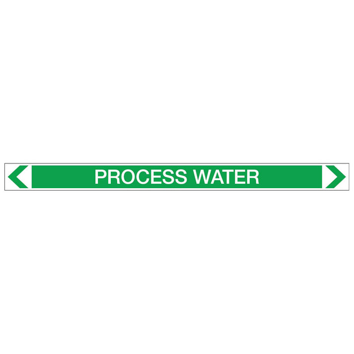 Water - Process Water - Pipe Marker Sticker – New Signs