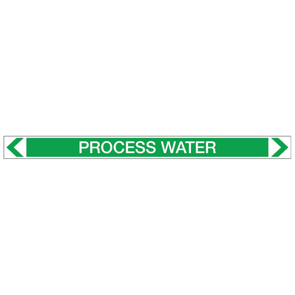 Water - Process Water - Pipe Marker Sticker – New Signs