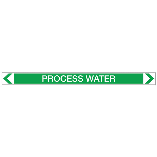 Water - Process Water - Pipe Marker Sticker – New Signs