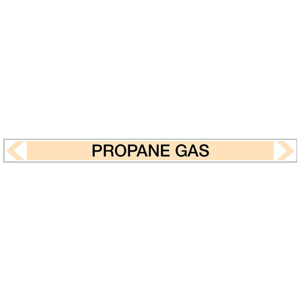Gases - Propane Gas - Pipe Marker Sticker – New Signs