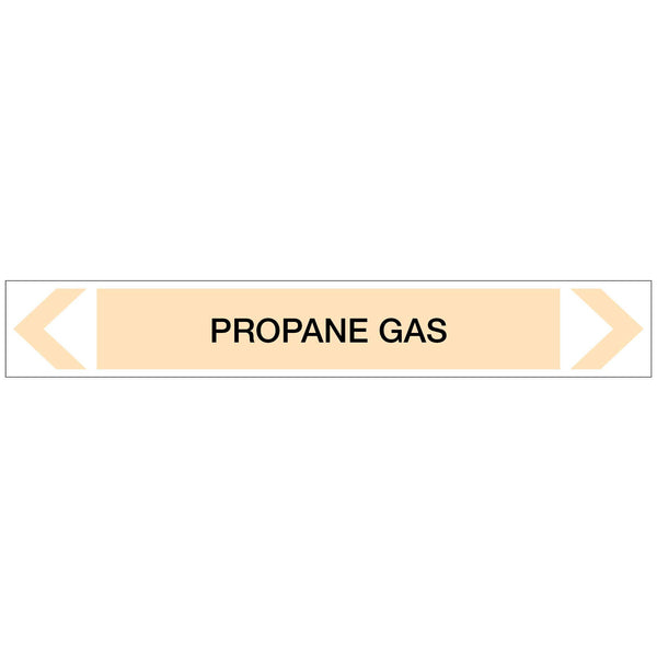 Gases - Propane Gas - Pipe Marker Sticker – New Signs