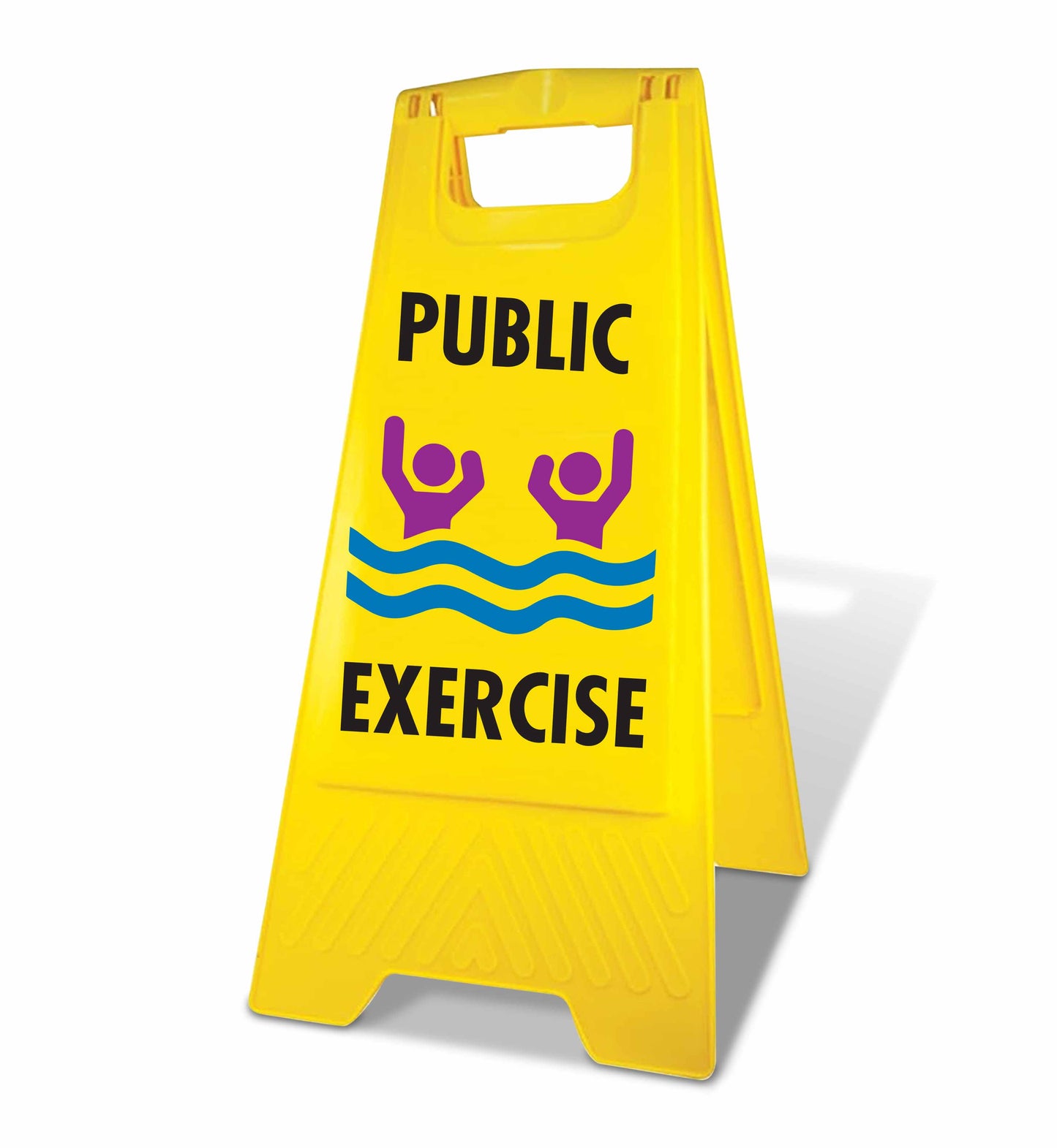 Yellow A-Frame - Public Area – New Signs