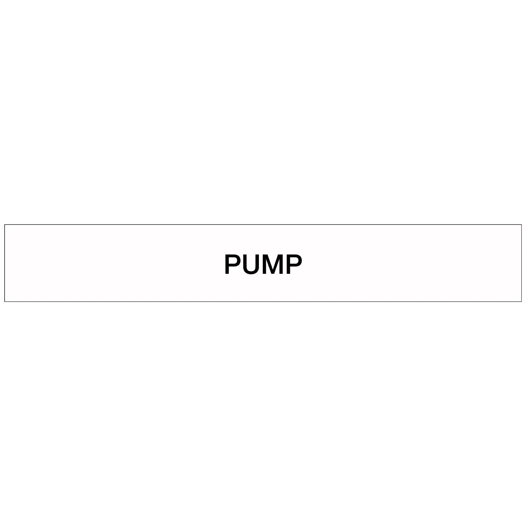 Pool/Spa - Pump - Pipe Marker Sticker – New Signs