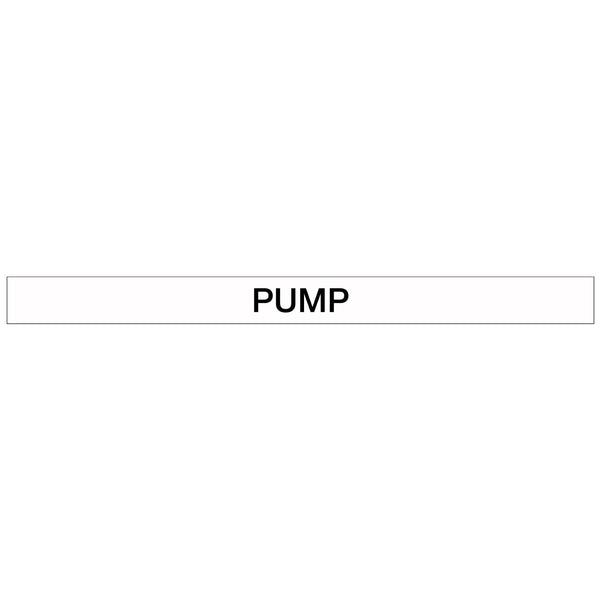 Pool/Spa - Pump - Pipe Marker Sticker – New Signs