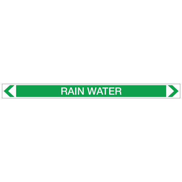 Water - Rain Water - Pipe Marker Sticker – New Signs