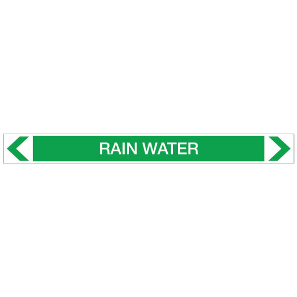 Water - Rain Water - Pipe Marker Sticker – New Signs