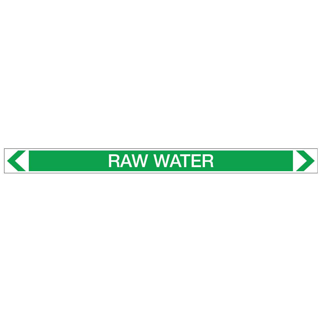 Water - Raw Water - Pipe Marker Sticker – New Signs