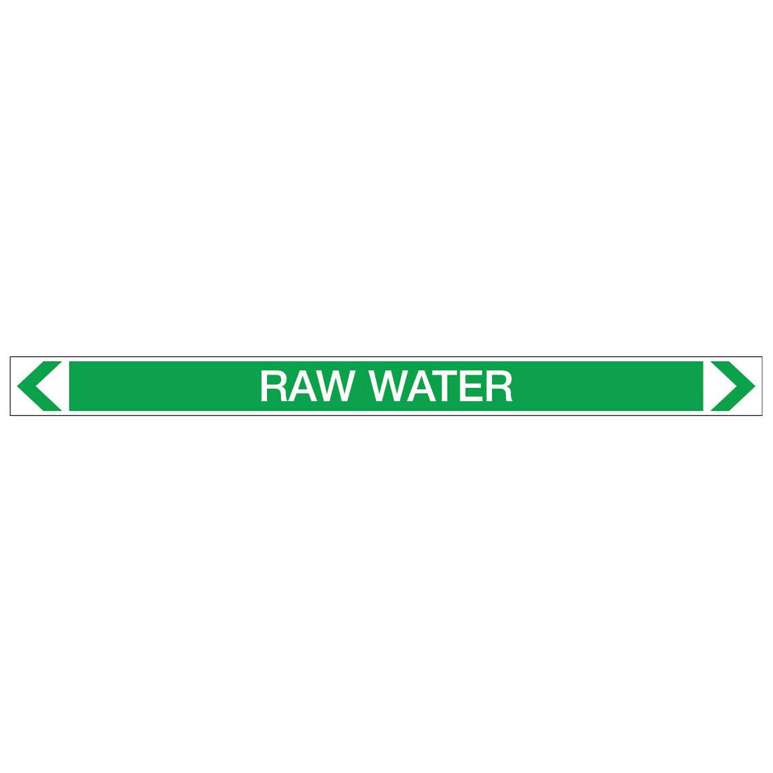 Water - Raw Water - Pipe Marker Sticker – New Signs