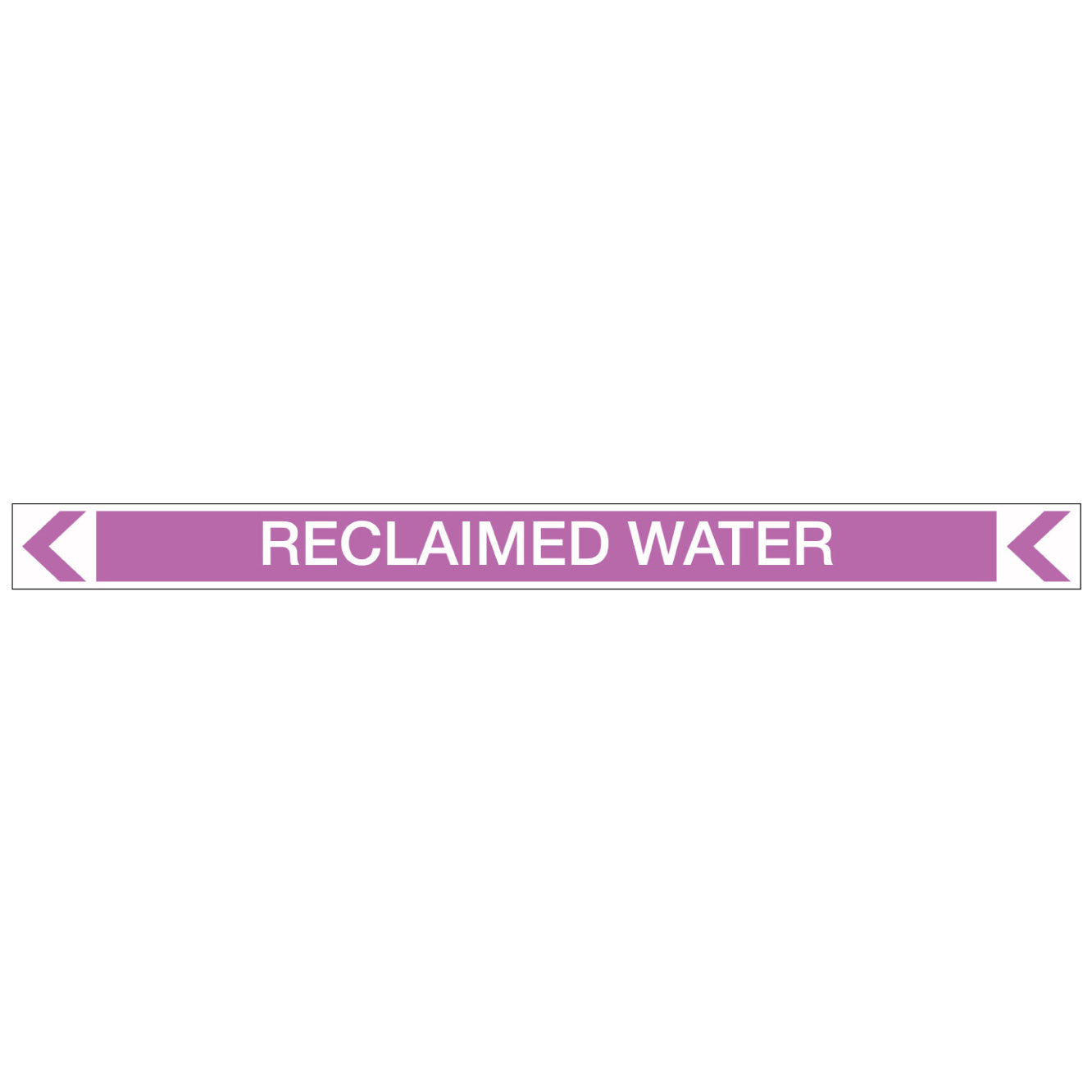 Pool/Spa - Reclaimed Water (Left) - Pipe Marker Sticker – New Signs