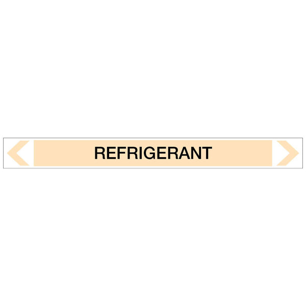 Gases - Refrigerant - Pipe Marker Sticker – New Signs