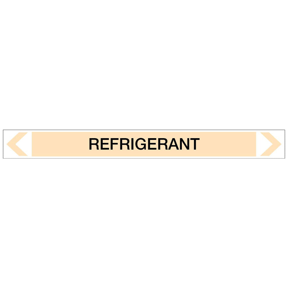 Gases - Refrigerant - Pipe Marker Sticker – New Signs