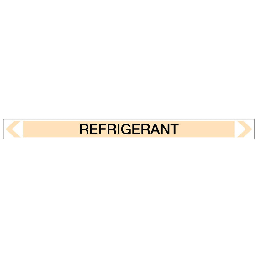 Gases - Refrigerant - Pipe Marker Sticker – New Signs