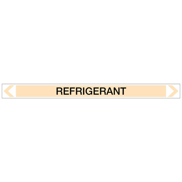 Gases - Refrigerant - Pipe Marker Sticker – New Signs