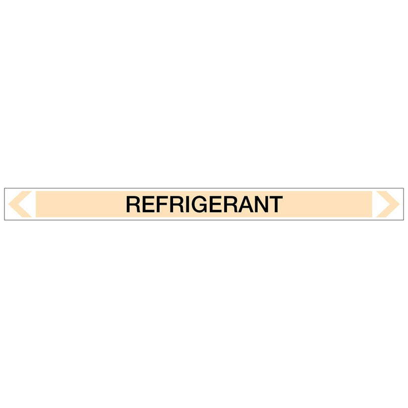 Gases - Refrigerant - Pipe Marker Sticker – New Signs