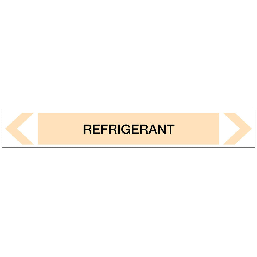 Gases - Refrigerant - Pipe Marker Sticker – New Signs