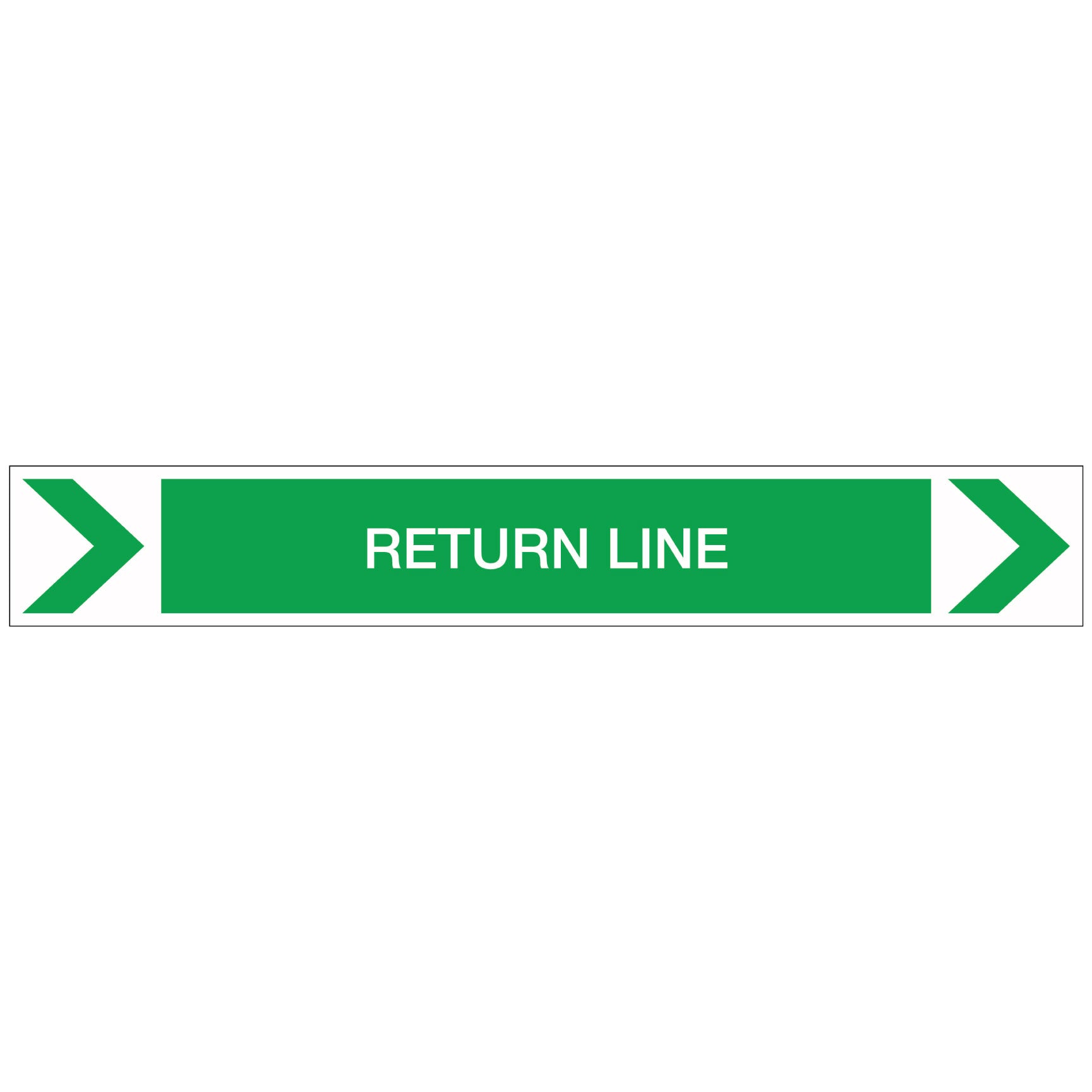 Pool/Spa - Return Line (Right) - Pipe Marker Sticker – New Signs