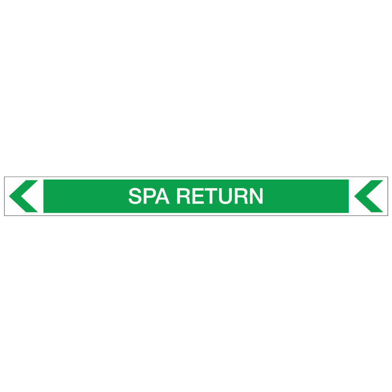 Pool/Spa - SPA Return (Left) - Pipe Marker Sticker – New Signs