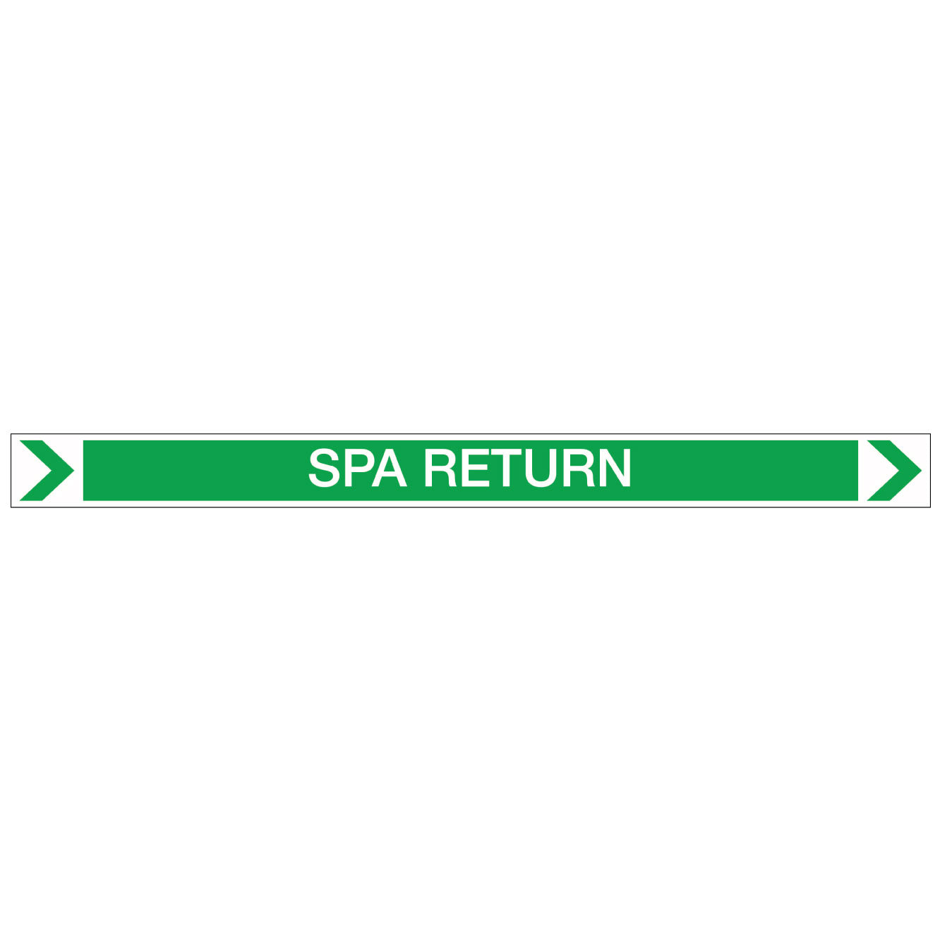 Pool/Spa - SPA Return (Right) - Pipe Marker Sticker – New Signs