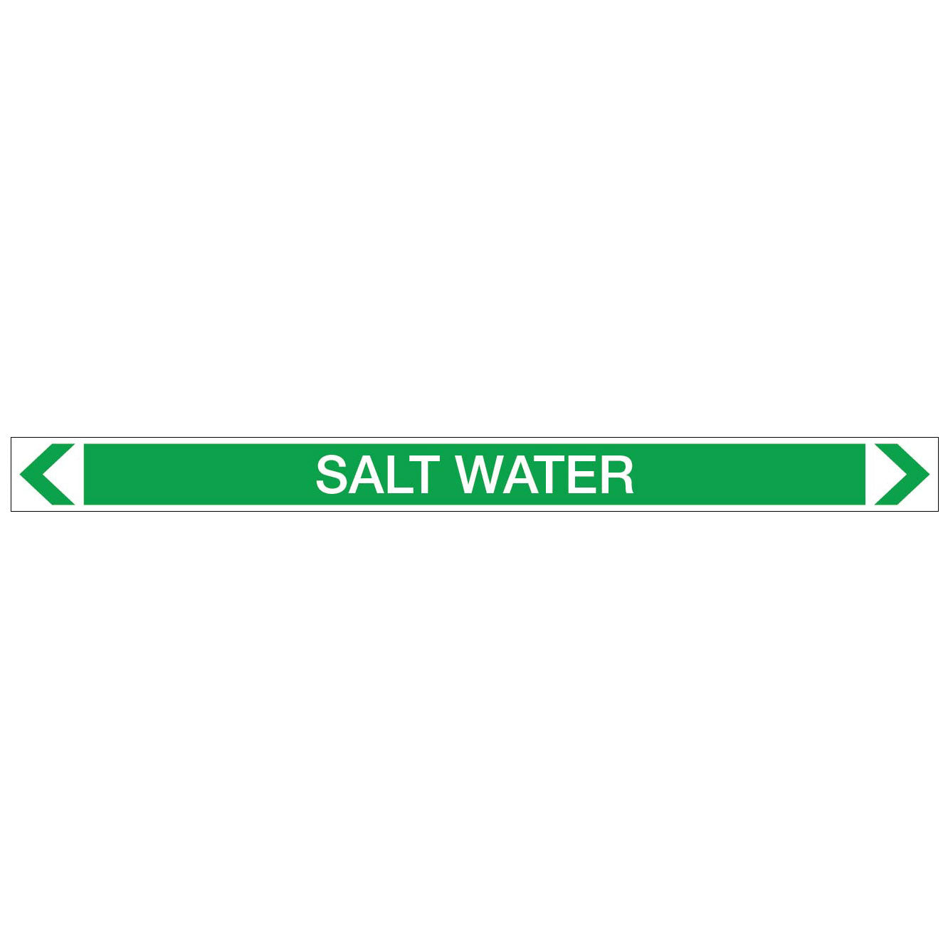 Water - Salt Water - Pipe Marker Sticker – New Signs