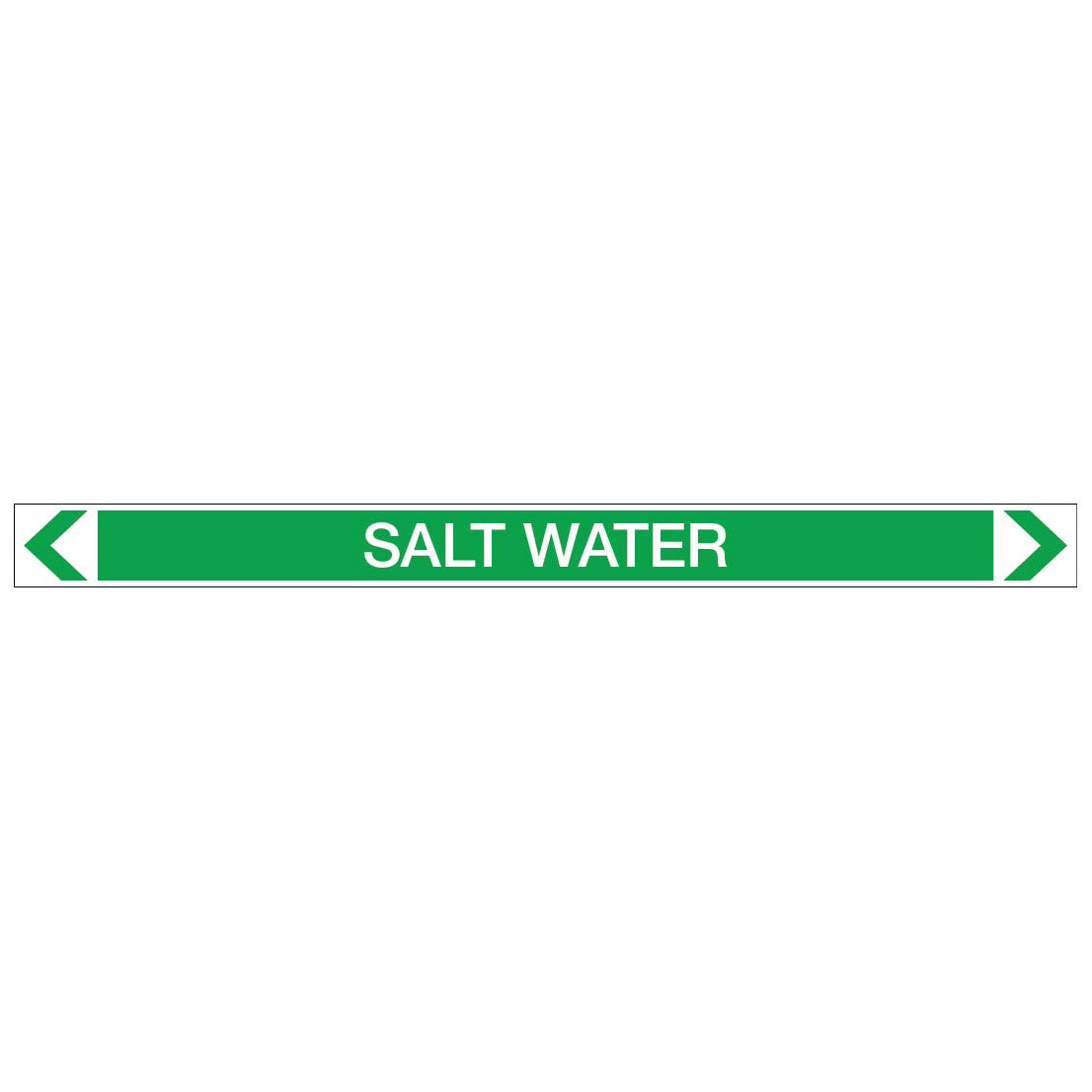 Water - Salt Water - Pipe Marker Sticker – New Signs