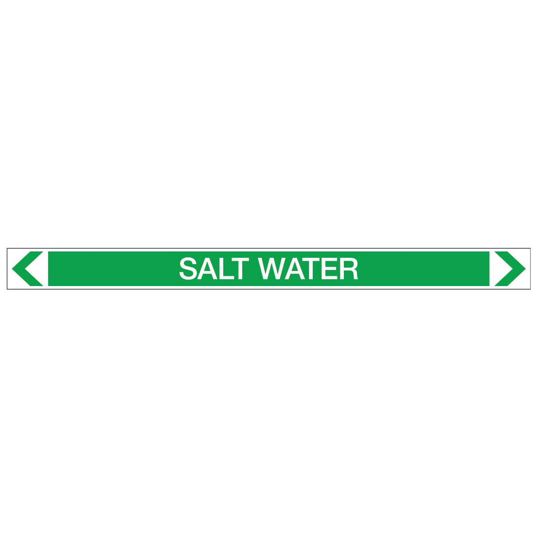 Water - Salt Water - Pipe Marker Sticker – New Signs