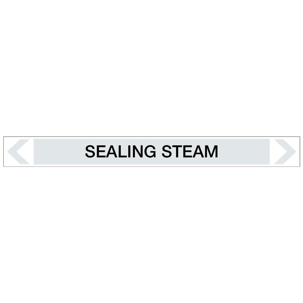 Steam - Sealing Steam - Pipe Marker Sticker – New Signs