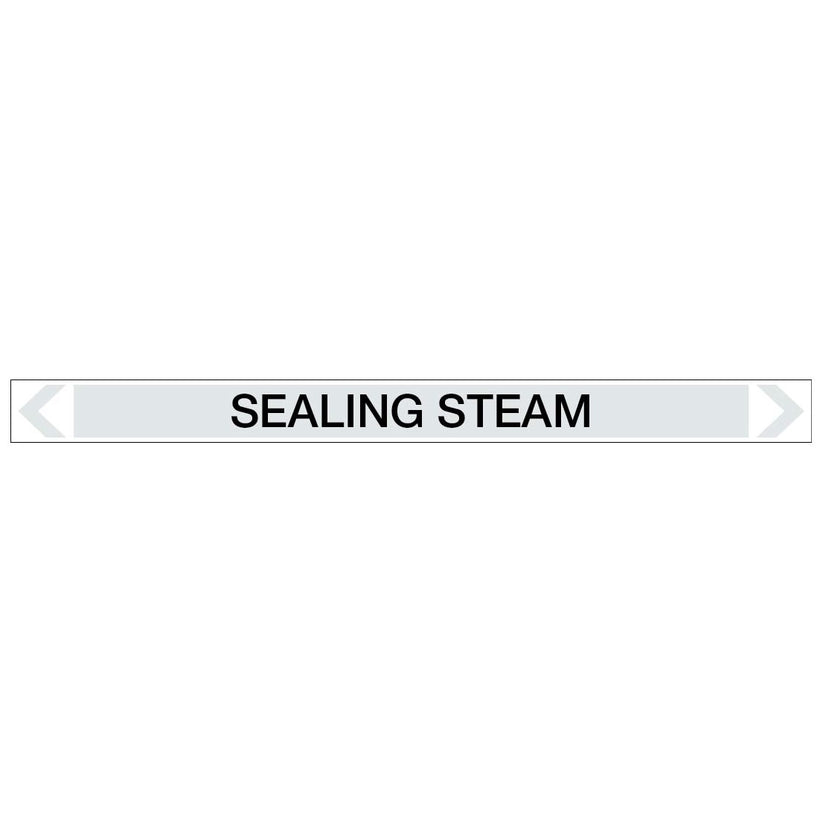Steam - Sealing Steam - Pipe Marker Sticker – New Signs