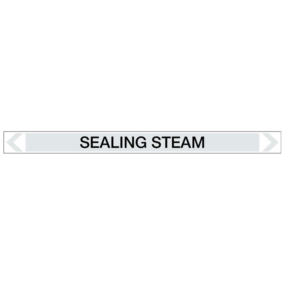 Steam - Sealing Steam - Pipe Marker Sticker – New Signs