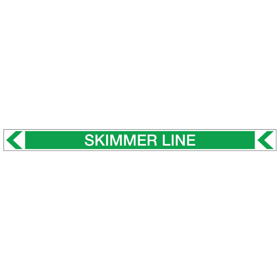Pool/Spa - Skimmer Line (Left) - Pipe Marker Sticker – New Signs