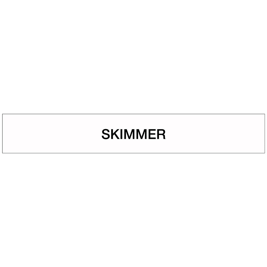 Pool/Spa - Skimmer - Pipe Marker Sticker – New Signs