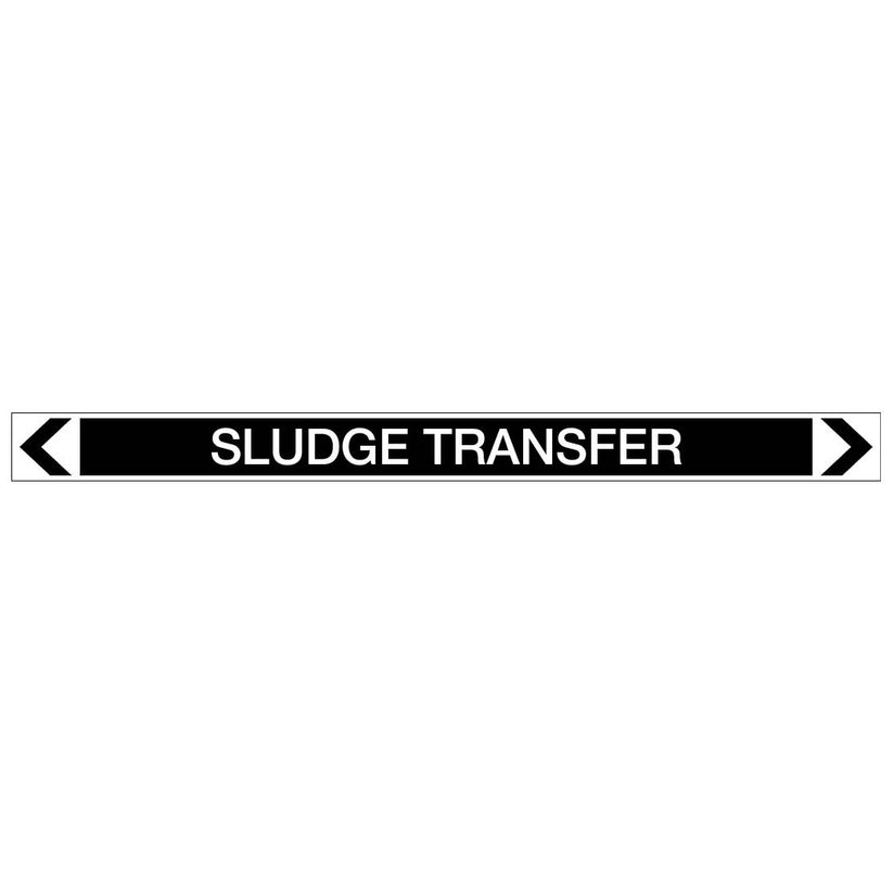 Miscellaneous - Sludge Transfer - Pipe Marker Sticker – New Signs