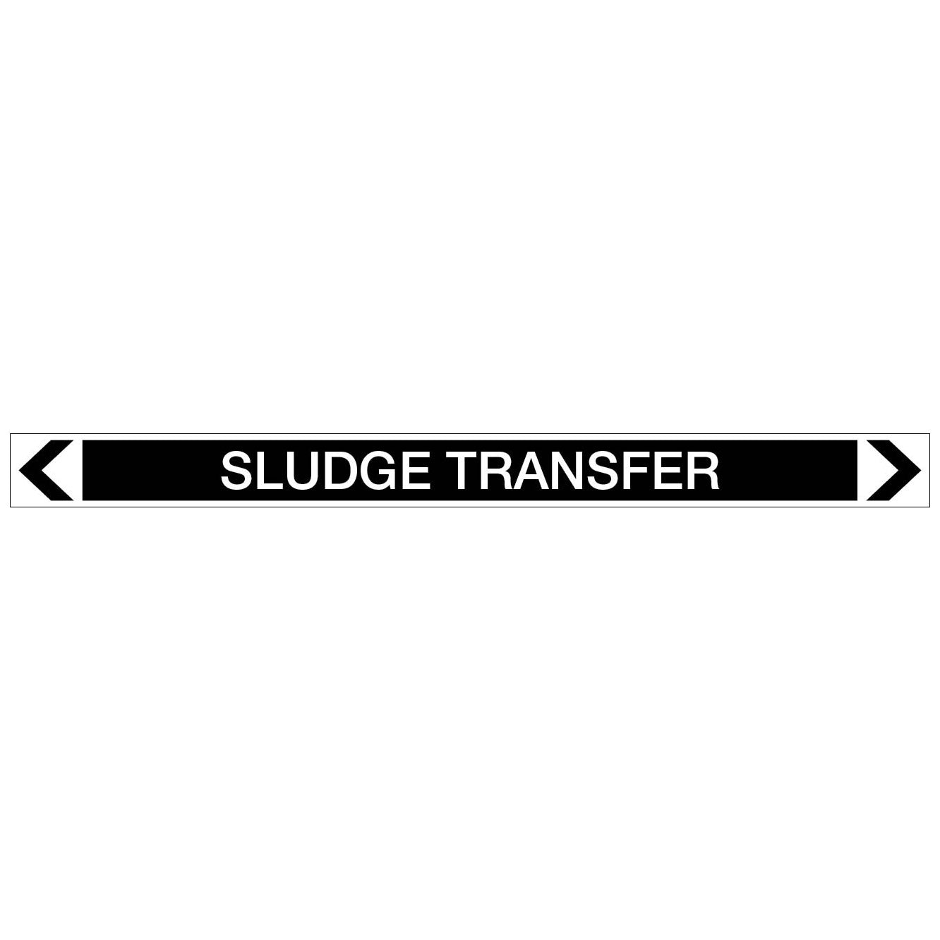 Miscellaneous - Sludge Transfer - Pipe Marker Sticker – New Signs