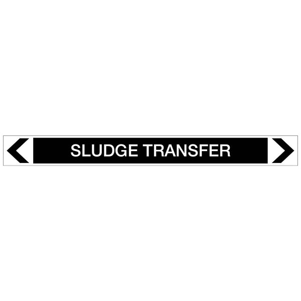 Miscellaneous - Sludge Transfer - Pipe Marker Sticker – New Signs