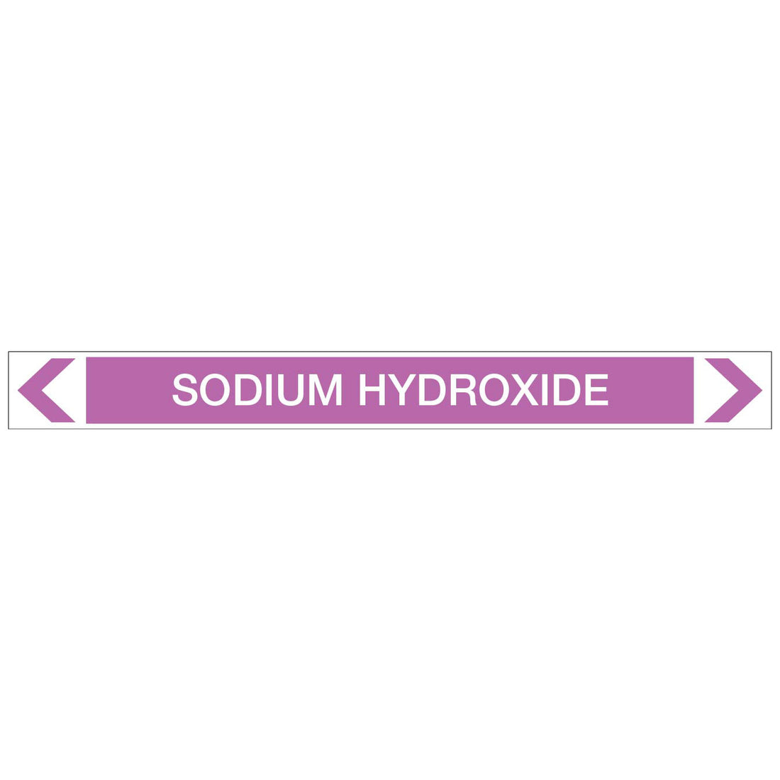 Alkalis / Acids - Sodium Hydroxide - Pipe Marker Sticker – New Signs