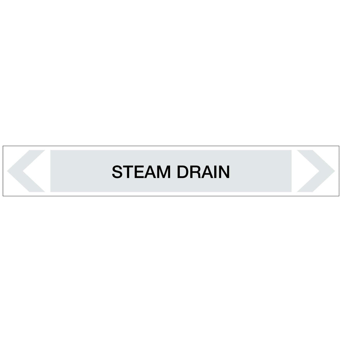 Steam - Steam Drain - Pipe Marker Sticker – New Signs