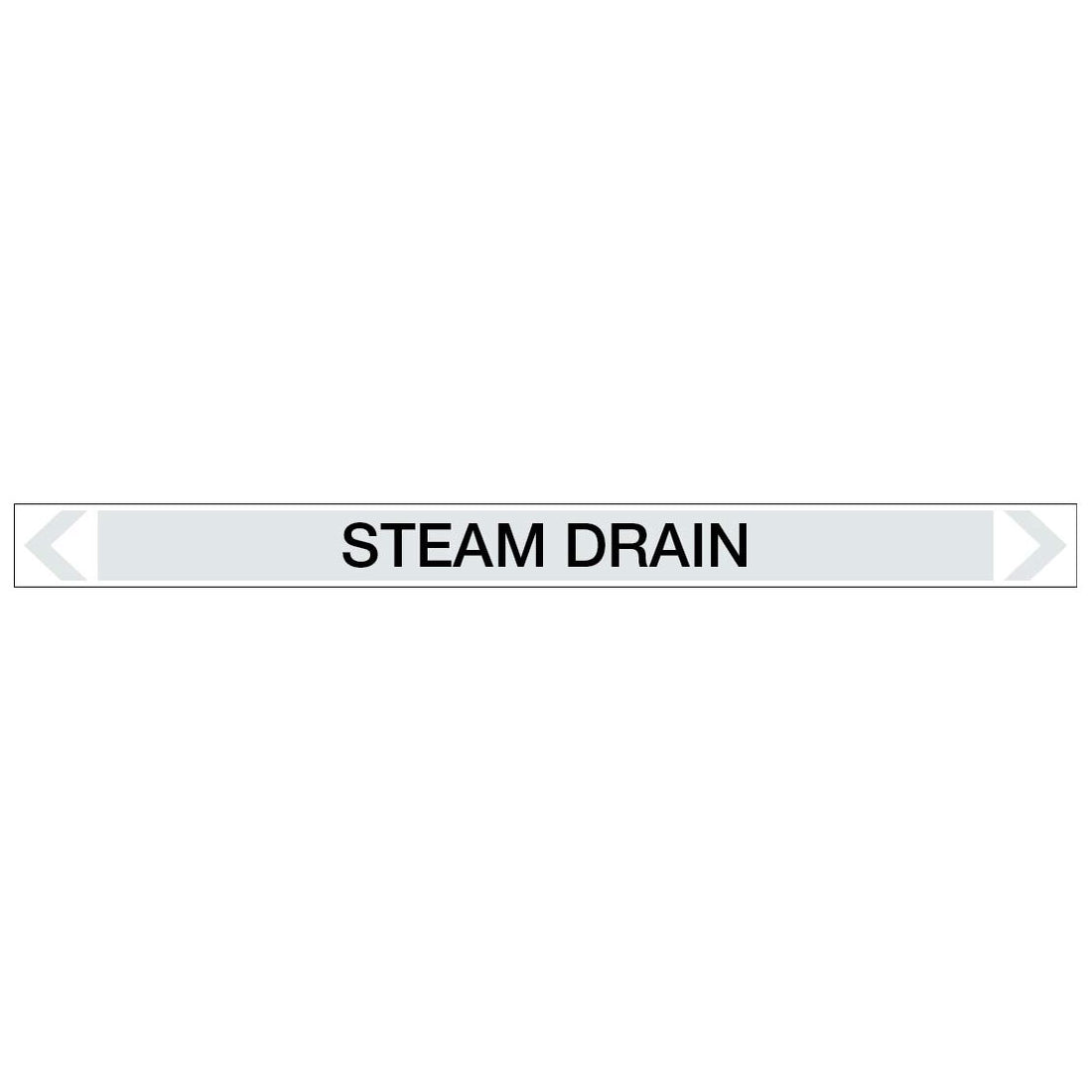 Steam - Steam Drain - Pipe Marker Sticker – New Signs