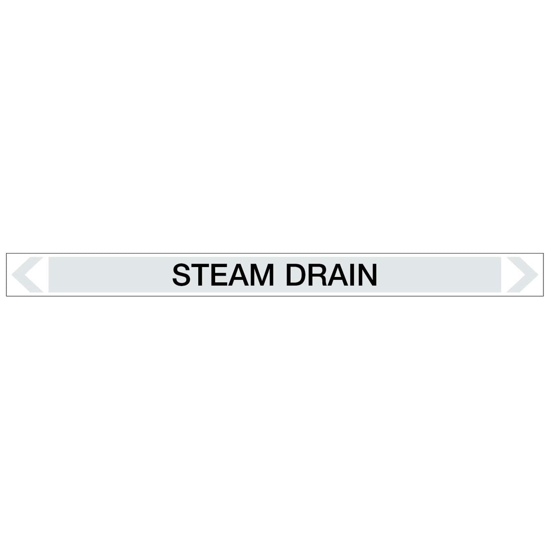 Steam - Steam Drain - Pipe Marker Sticker – New Signs