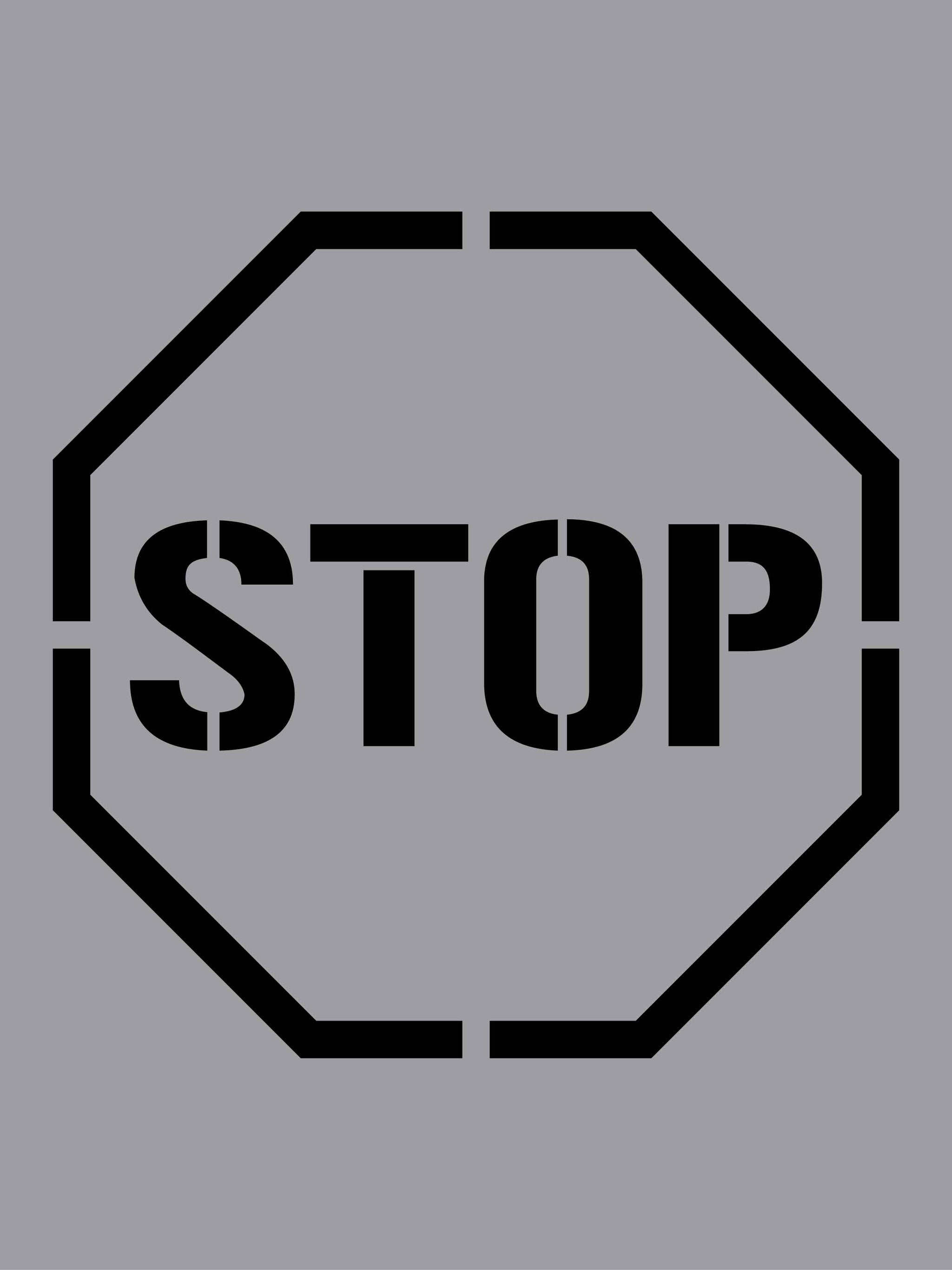 Stop Octagon - Aluminium Composite Stencil – New Signs
