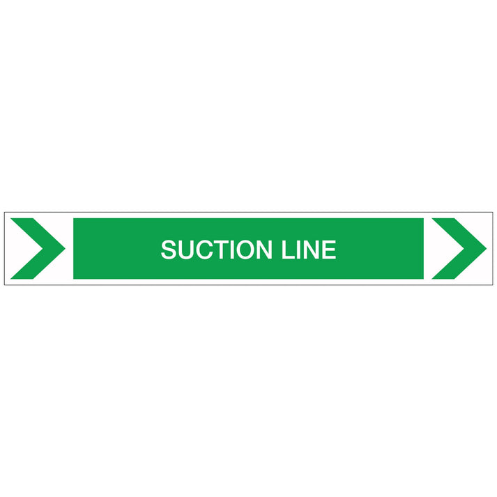Pool/Spa - Suction Line (Right) - Pipe Marker Sticker – New Signs