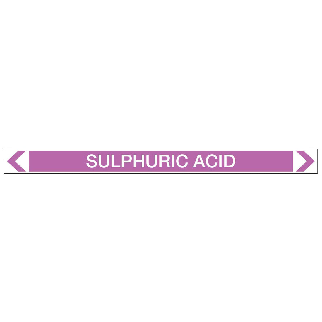Alkalis / Acids - Sulphuric Acid - Pipe Marker Sticker – New Signs