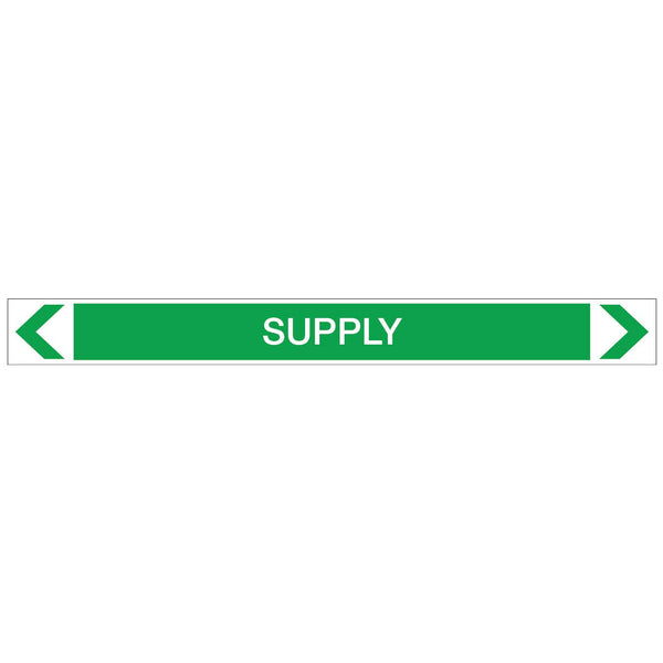 Water - Supply - Pipe Marker Sticker – New Signs