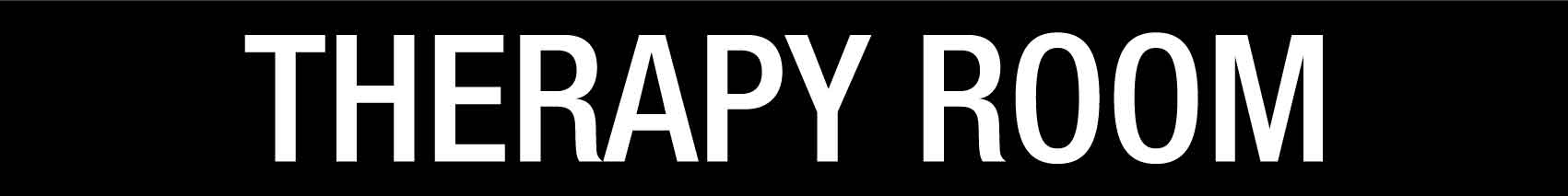 Therapy Room - Statutory Sign – New Signs