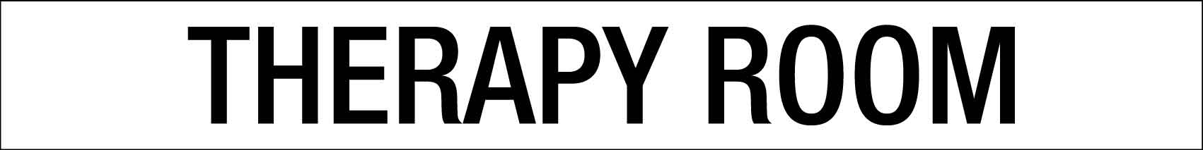 Therapy Room - Statutory Sign – New Signs