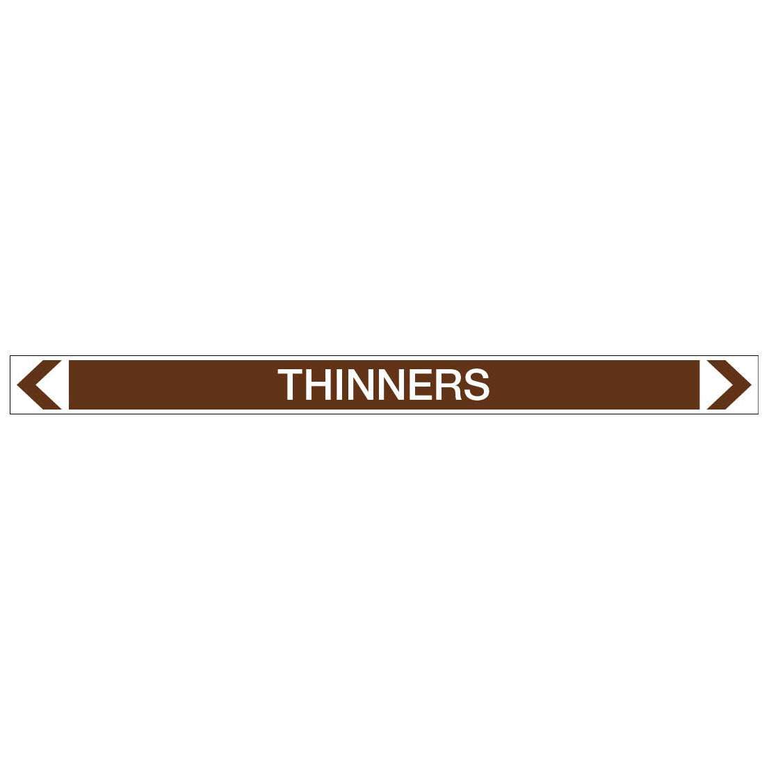 Oils - Thinners - Pipe Marker Sticker – New Signs