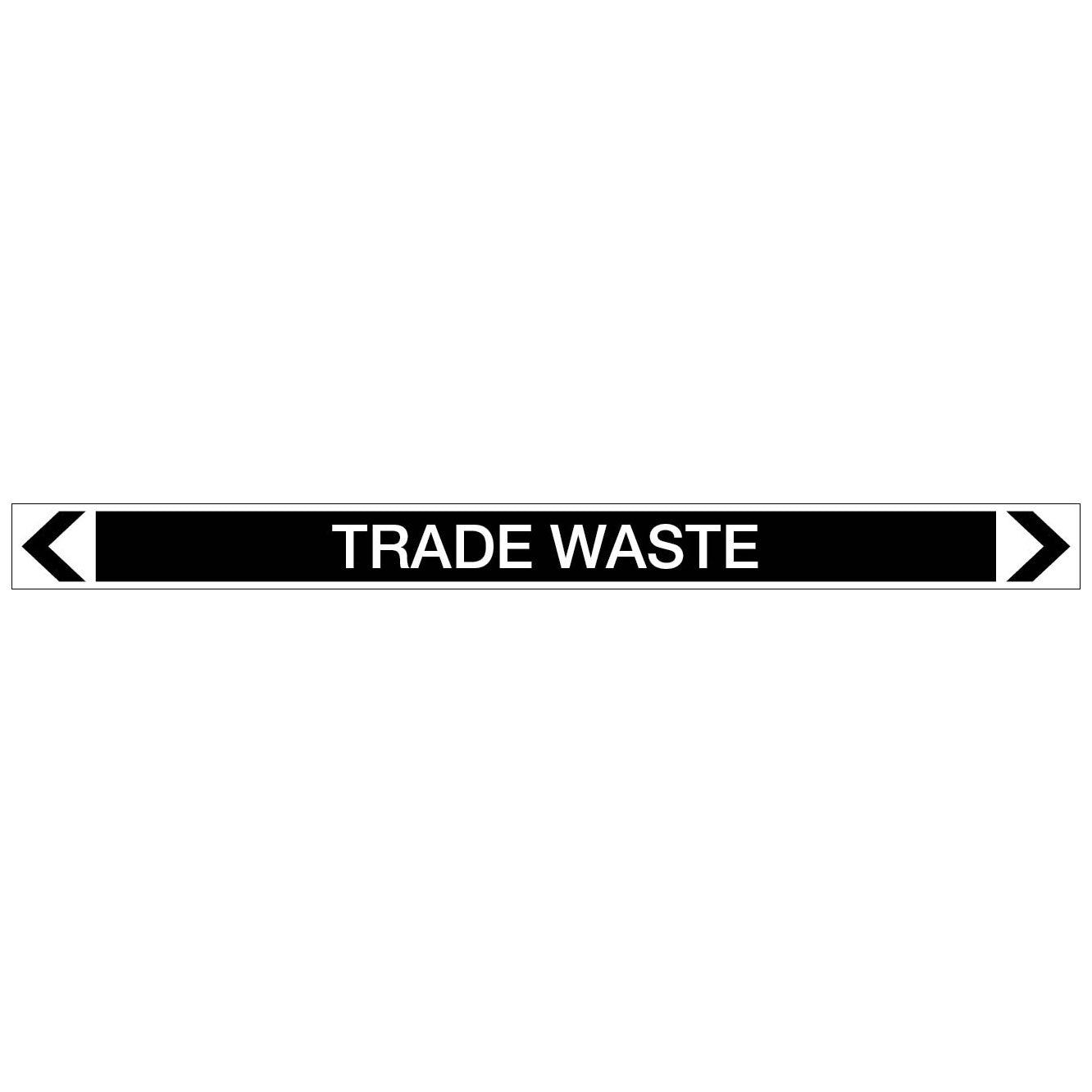 Miscellaneous - Trade Waste - Pipe Marker Sticker – New Signs